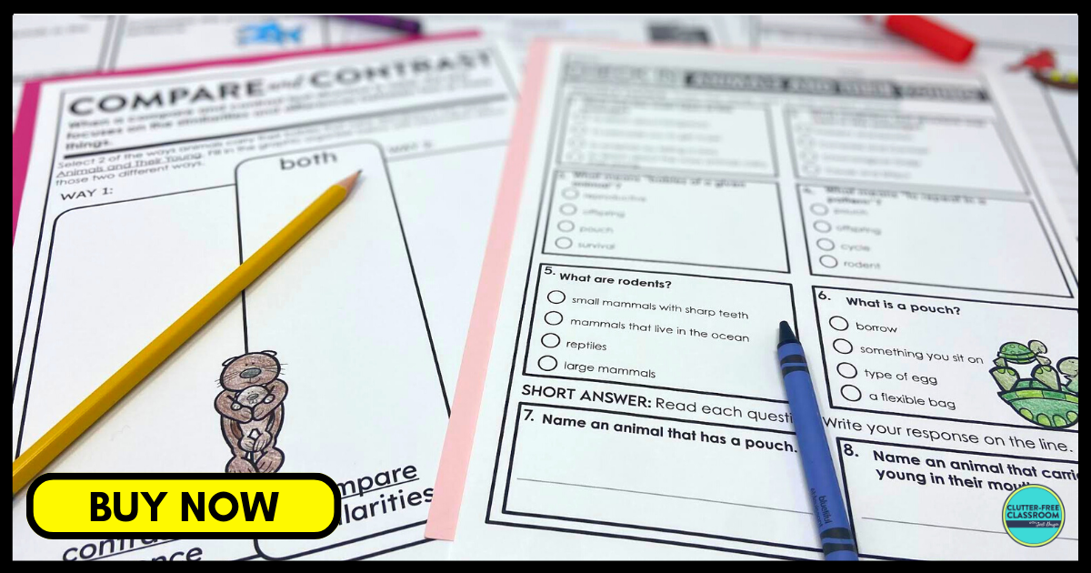 Mother's Day Reading Comprehension Activities for 2nd, 3rd, and 4th ...