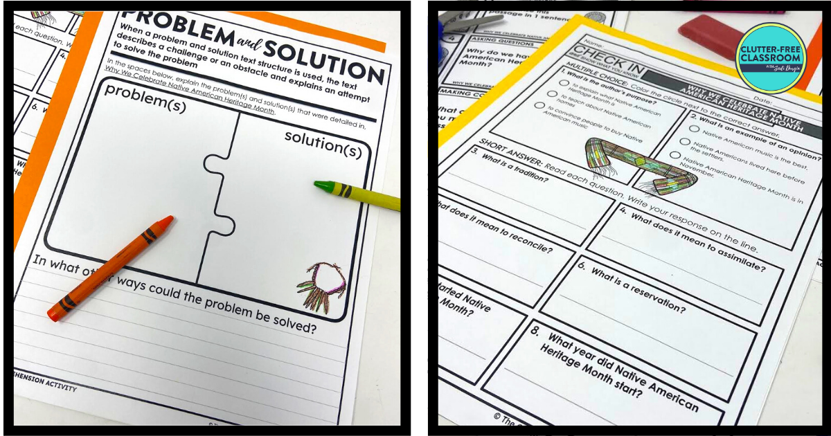 Activities for Native American Heritage Month for Students in 2nd, 3rd ...