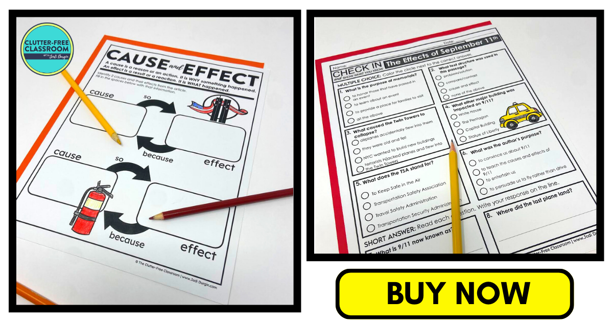 Patriot Day Reading Comprehension Activities for 2nd, 3rd, and 4th ...