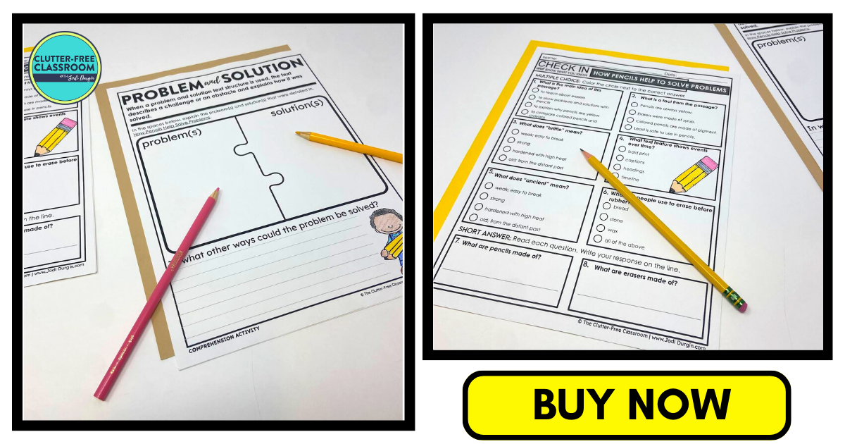 Pencil Activities for 2nd, 3rd, and 4th Grade - Teaching with Jodi ...