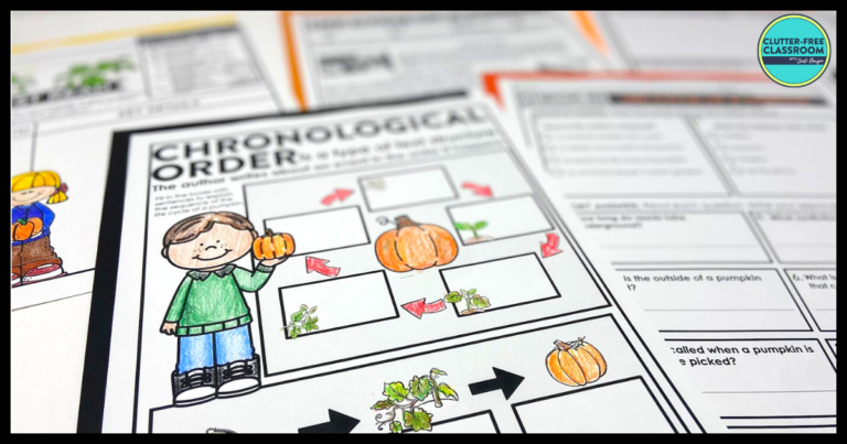 Pumpkin Reading Comprehension Activities for 2nd, 3rd, and 4th Grade ...