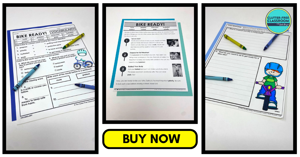 Summer Reading Comprehension Activities for 2nd, 3rd, and 4th Grade ...