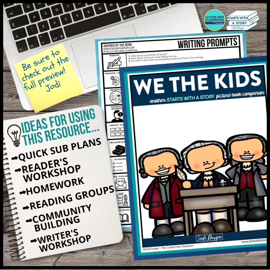 We the Kids Activities and Lesson Plans for 2026 - Teaching with Jodi ...
