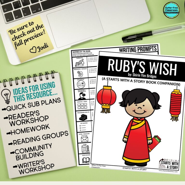 Ruby's Wish Activities and Lesson Plans for 2026 - Teaching with Jodi ...