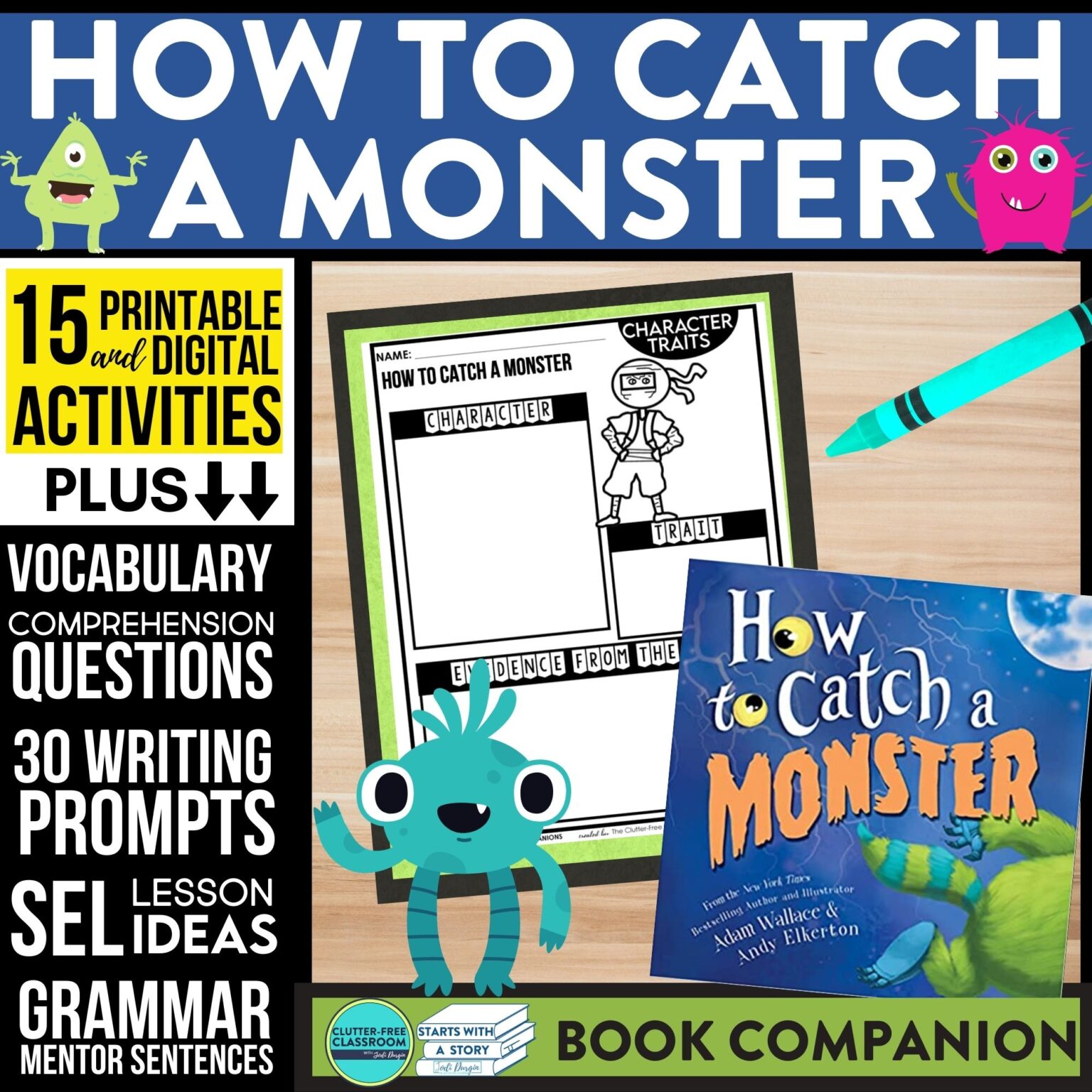 How to Catch a Monster Activities and Lesson Plans for 2024 - Teaching ...