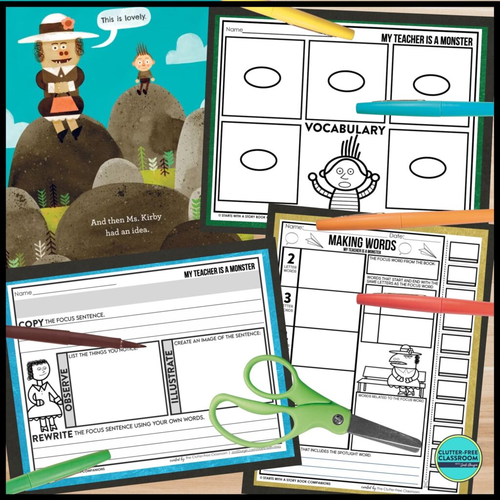 My Teacher is a Monster Activities and Lesson Plans for 2025 - Teaching ...