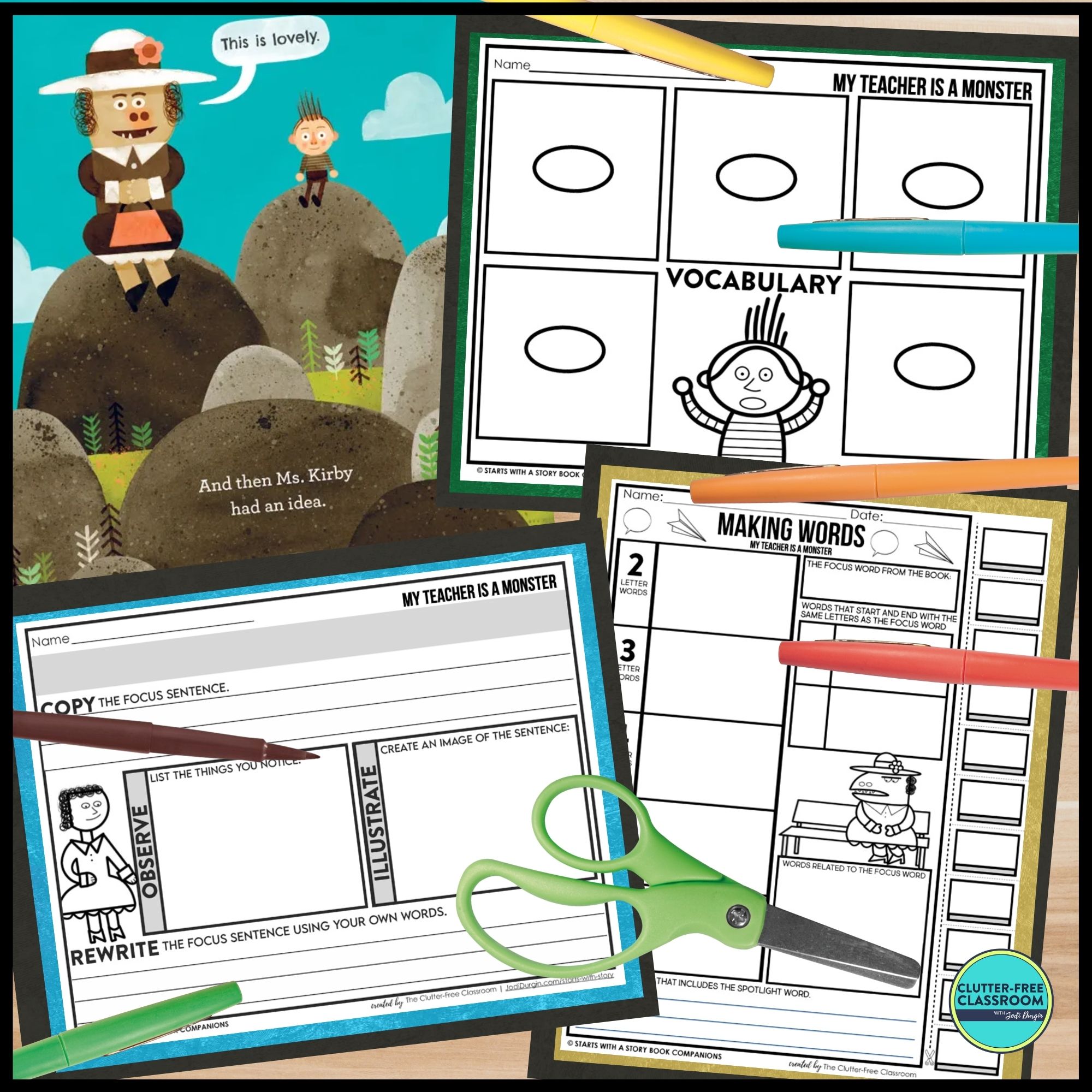 My Teacher is a Monster Activities and Lesson Plans for 2024 - Teaching ...