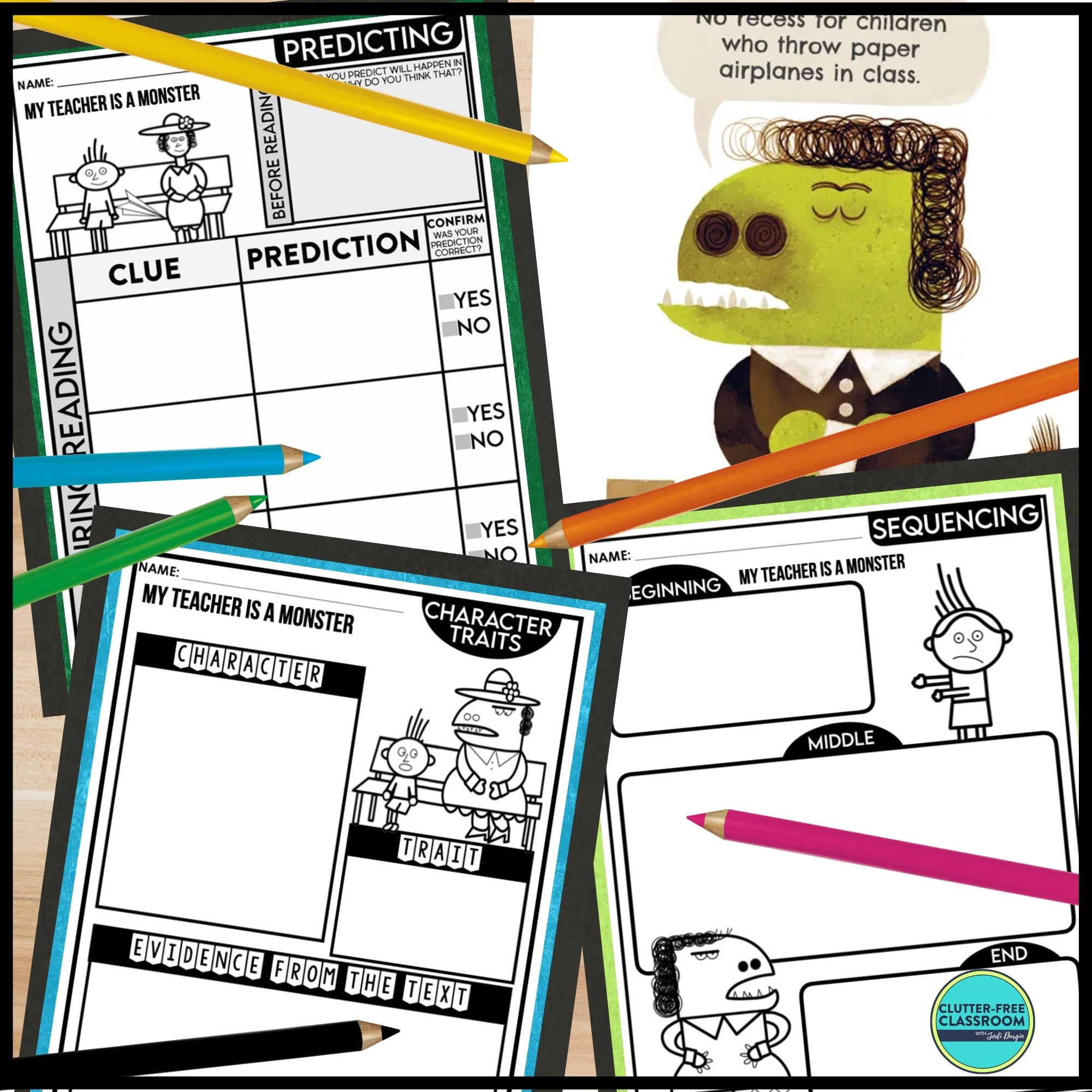 My Teacher is a Monster Activities and Lesson Plans for 2025 - Teaching ...