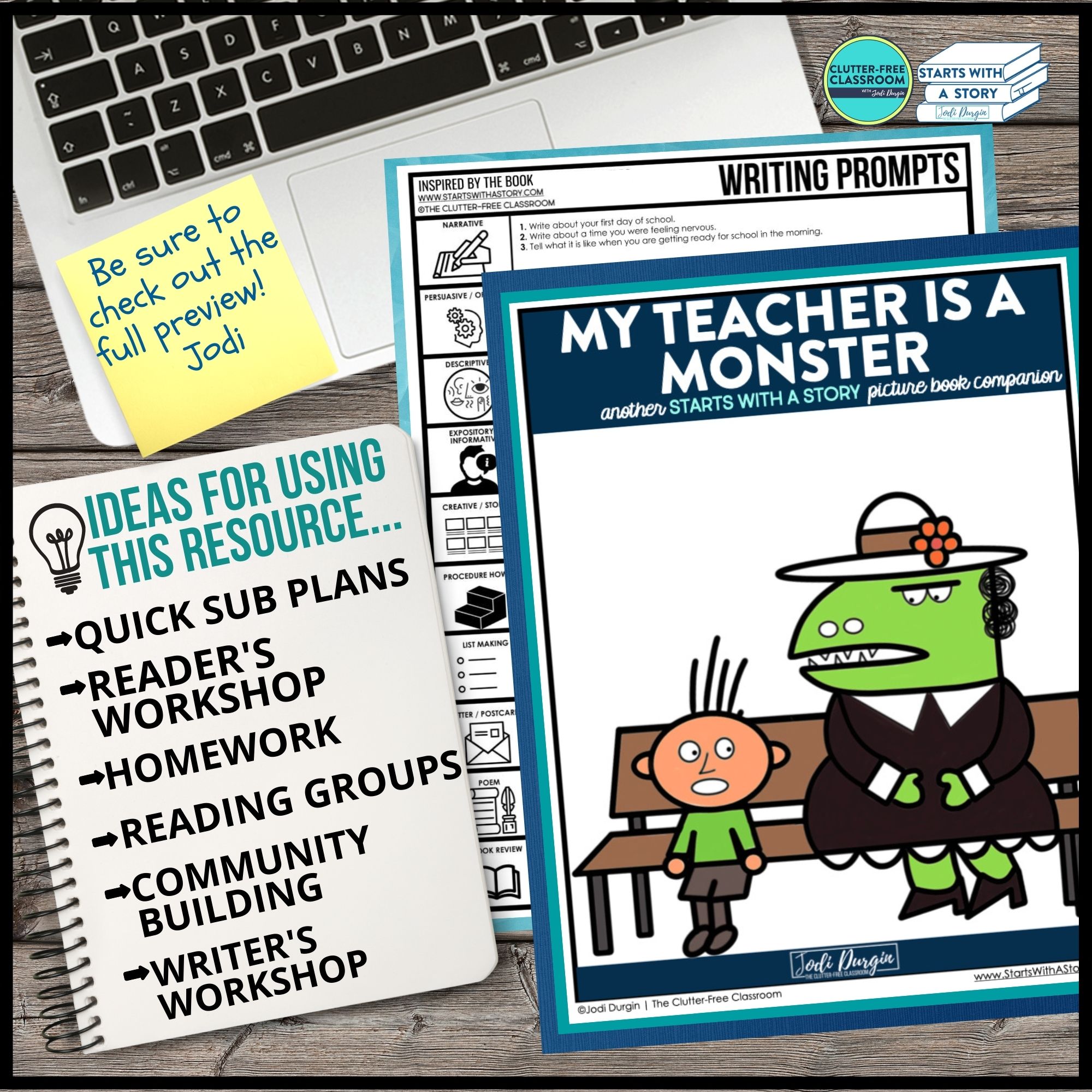 My Teacher is a Monster Activities and Lesson Plans for 2025 - Teaching ...