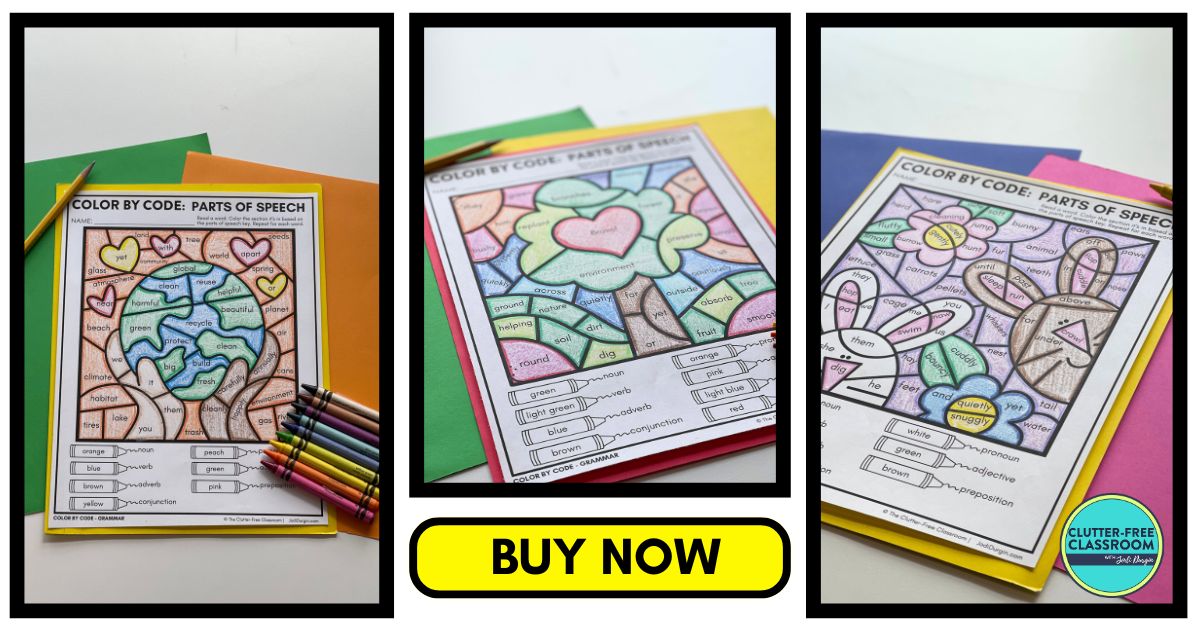 April Coloring: Elementary Color by Code Activities for 2026 - Teaching ...