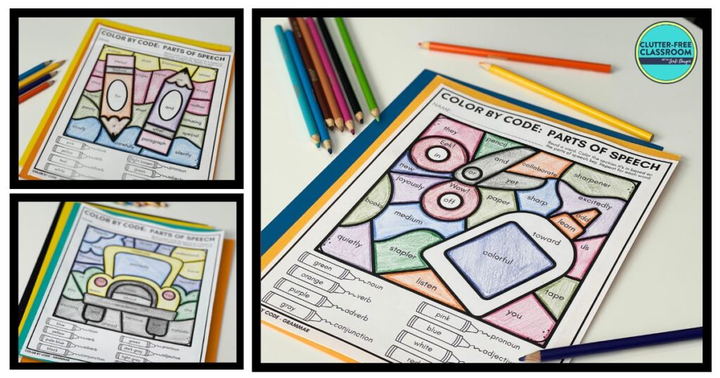 August Coloring: Elementary Color by Code Activities for 2025 ...