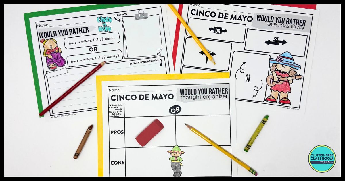 May Would You Rather Questions and Activities for Elementary Students ...