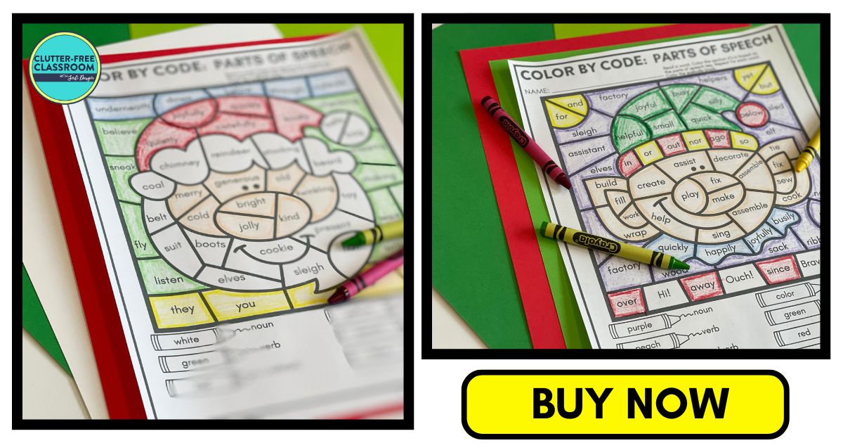 December Coloring: Elementary Color by Code Activities for 2024 ...