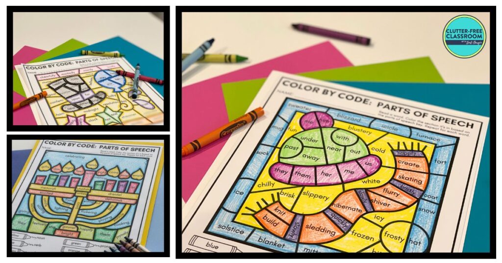 December Coloring: Elementary Color by Code Activities for 2026 ...