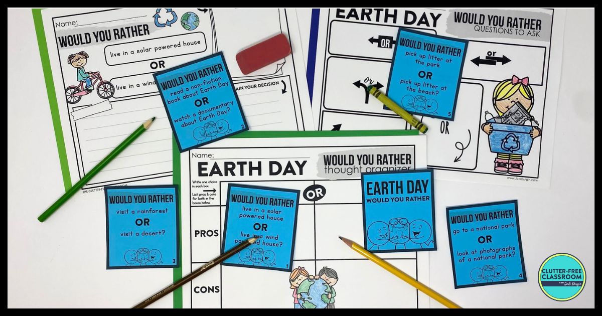 April Would You Rather Questions and Activities for Elementary Students ...