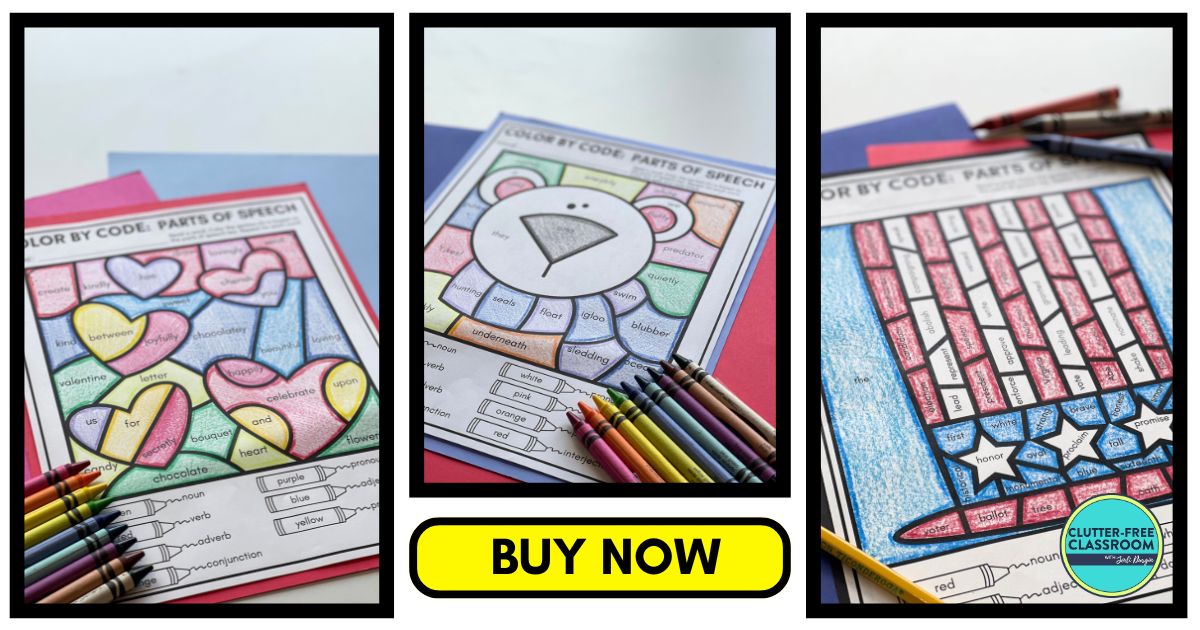February Coloring: Elementary Color by Code Activities for 2026 ...