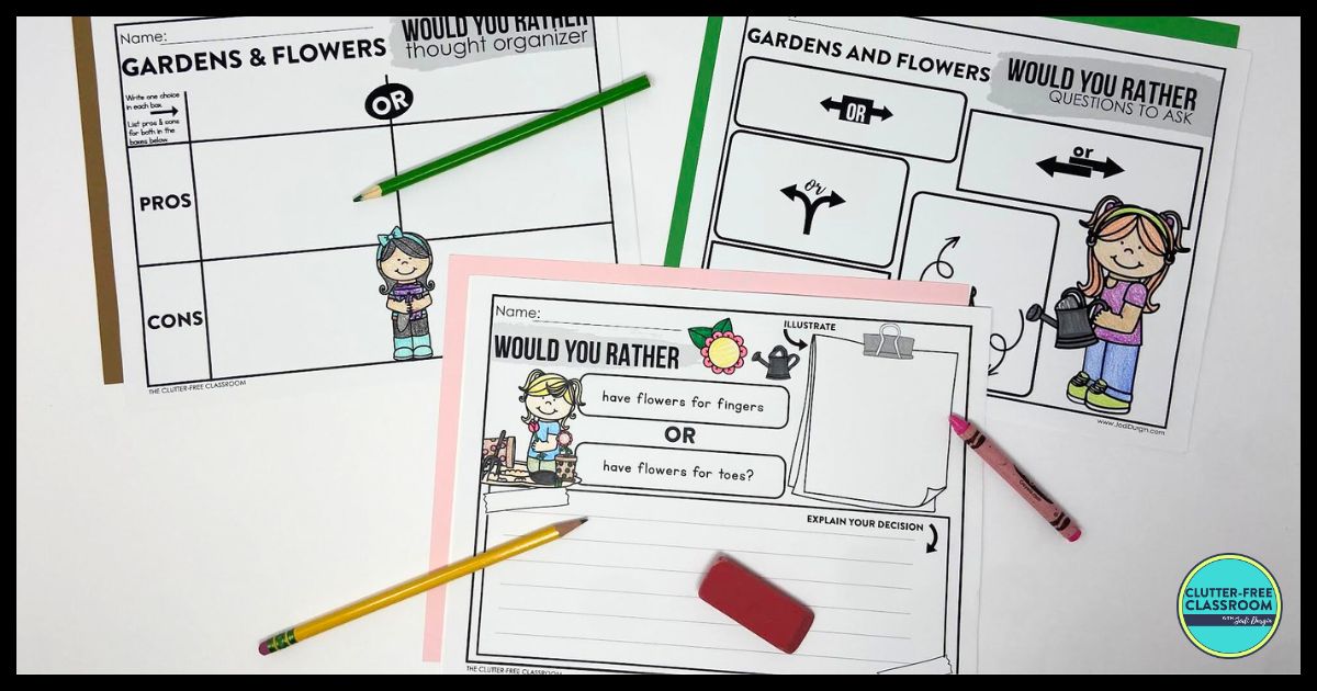 May Would You Rather Questions and Activities for Elementary Students ...