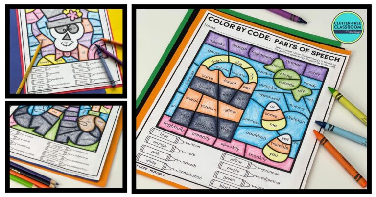 October Coloring: Elementary Color by Code Activities for 2026 ...