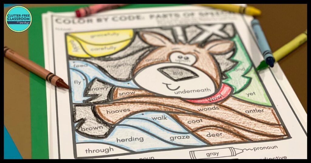 December Coloring: Elementary Color by Code Activities for 2025 ...