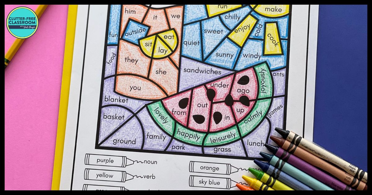 June Coloring: Elementary Color by Code Activities for 2026 - Teaching ...