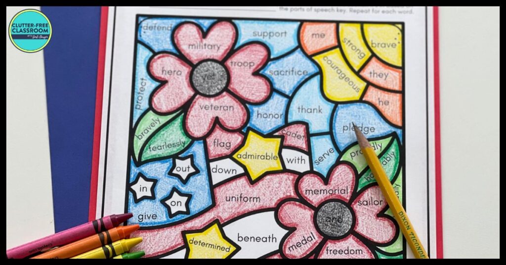 November Coloring: Elementary Color by Code Activities for 2025 ...