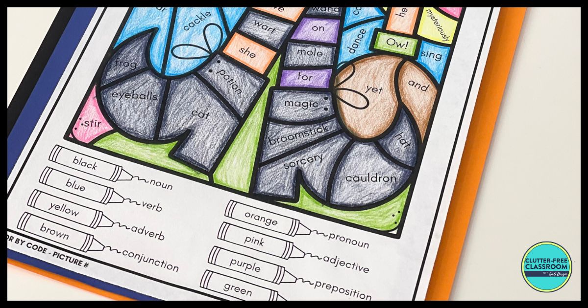 October Coloring: Elementary Color by Code Activities for 2026 ...