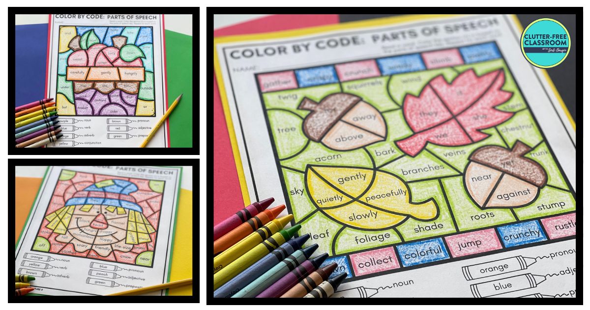 September Coloring: Elementary Color by Code Activities for 2026 ...