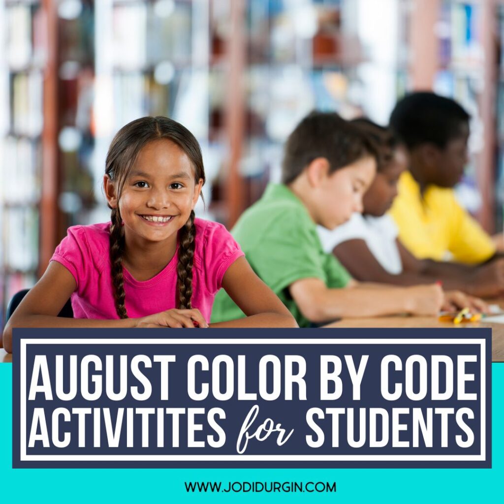 August Activities for Elementary Students (Grades 1-5) in 2024 ...