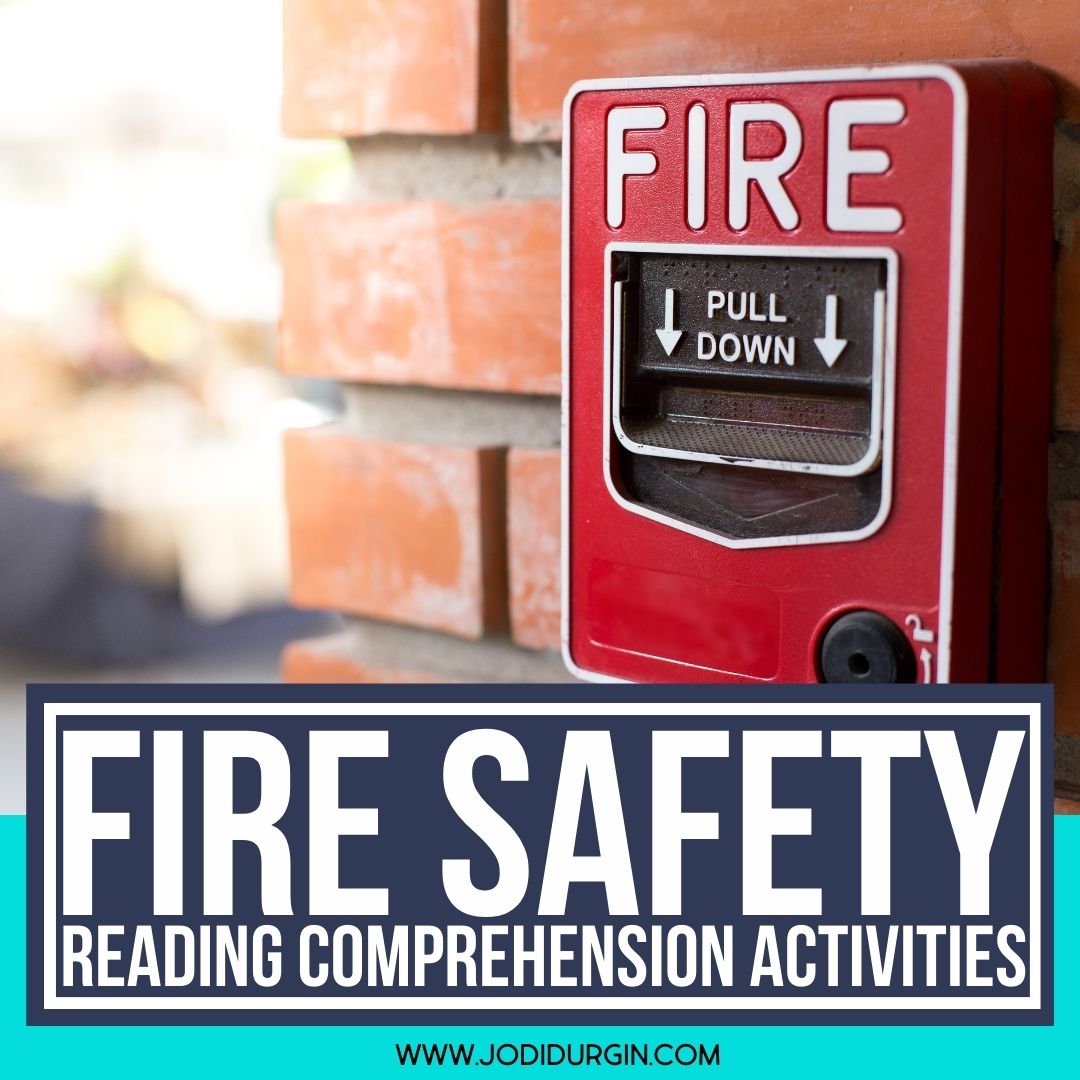 Fire Safety Reading Comprehension Activities for 2nd, 3rd, and 4th ...