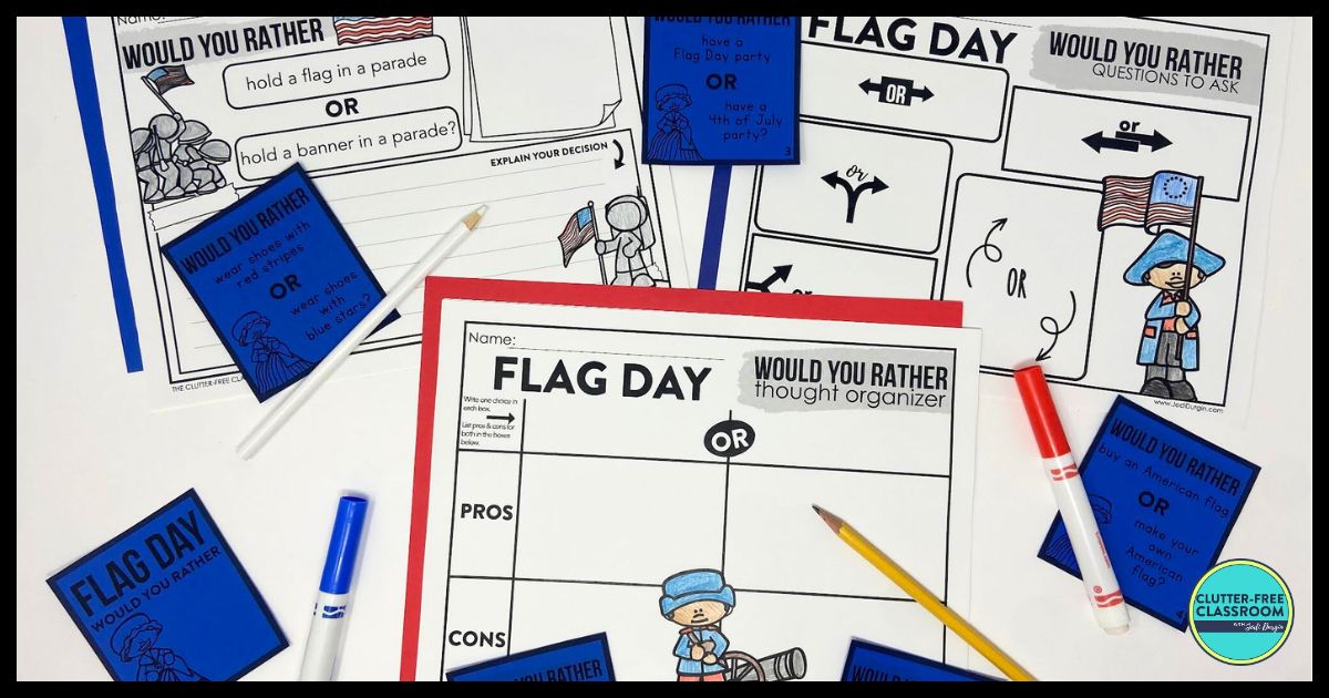 Would You Rather Questions and Activities for Elementary Students: June ...