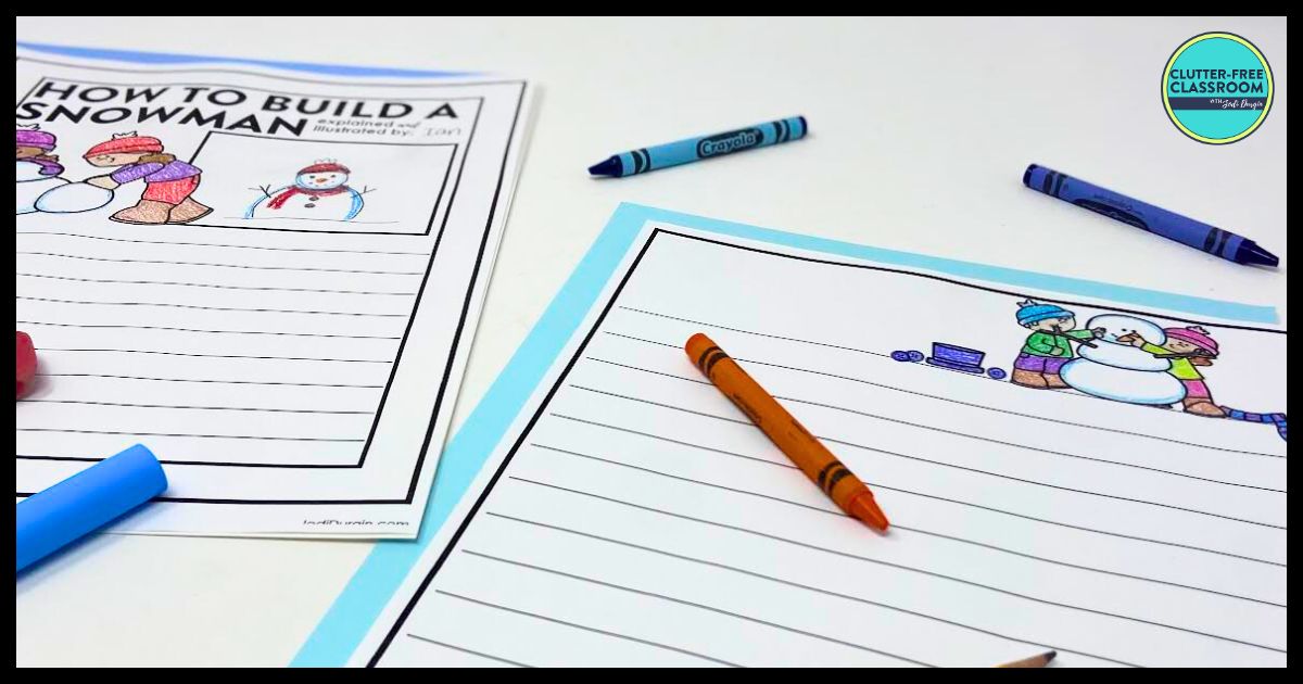 How to Build a Snowman Writing Activity for Elementary Students ...