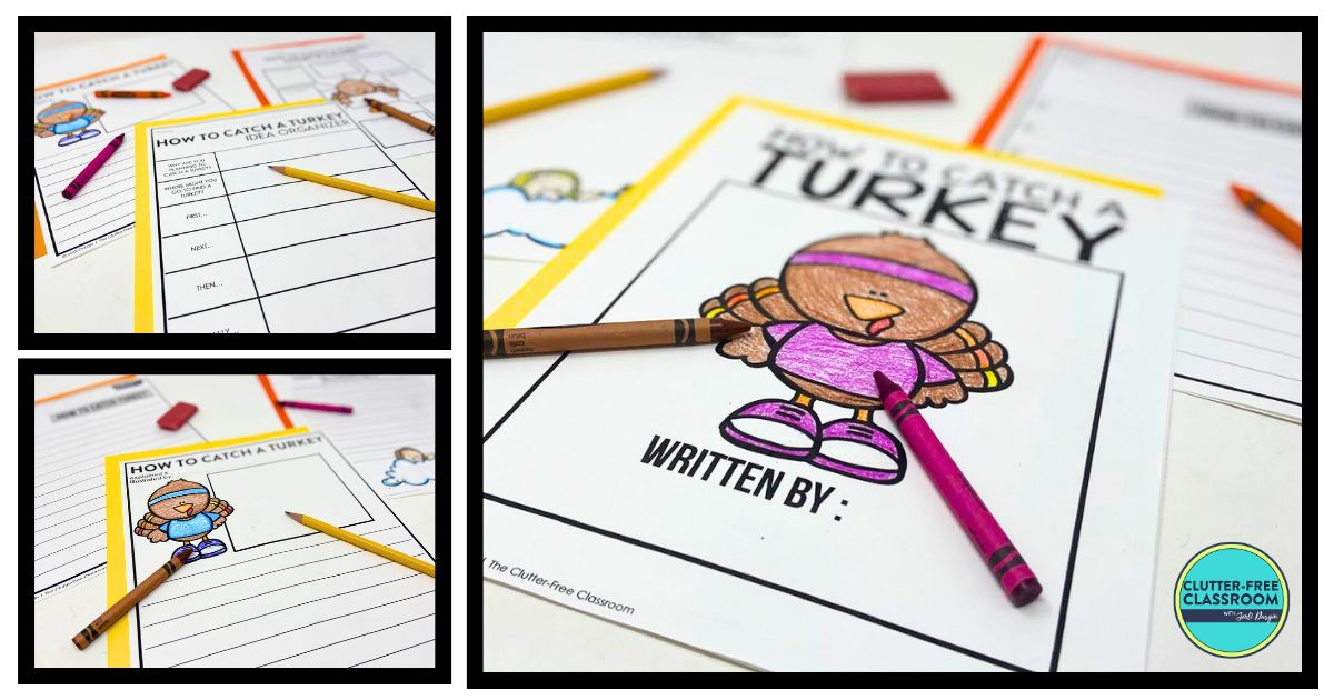 How to Catch a Turkey Writing Activity for Elementary Students ...
