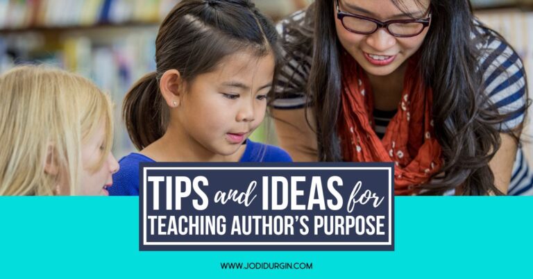 How to Teach Author's Purpose to Elementary Students in 2024 - Teaching ...