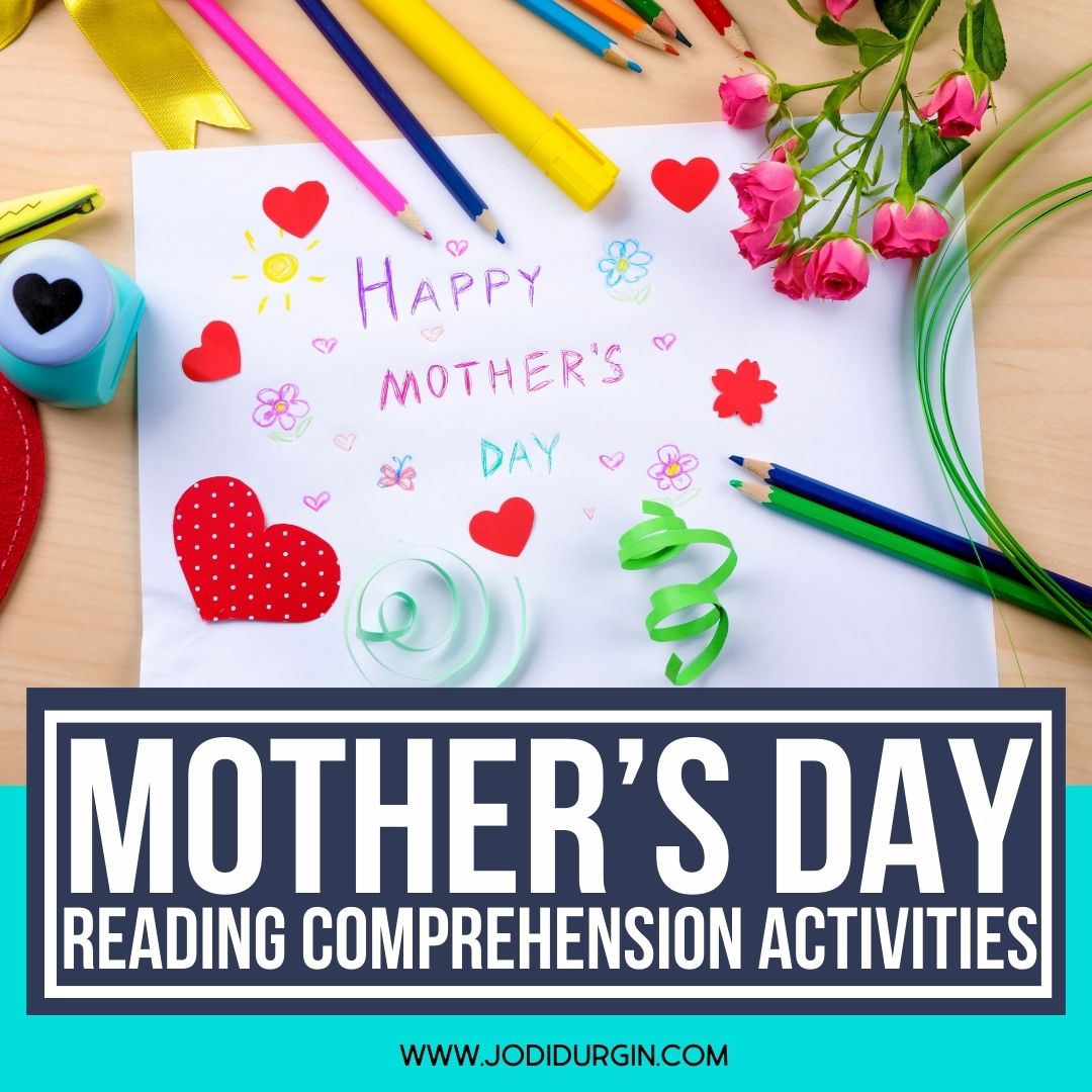 Mother's Day Reading Comprehension Activities for 2nd, 3rd, and 4th ...