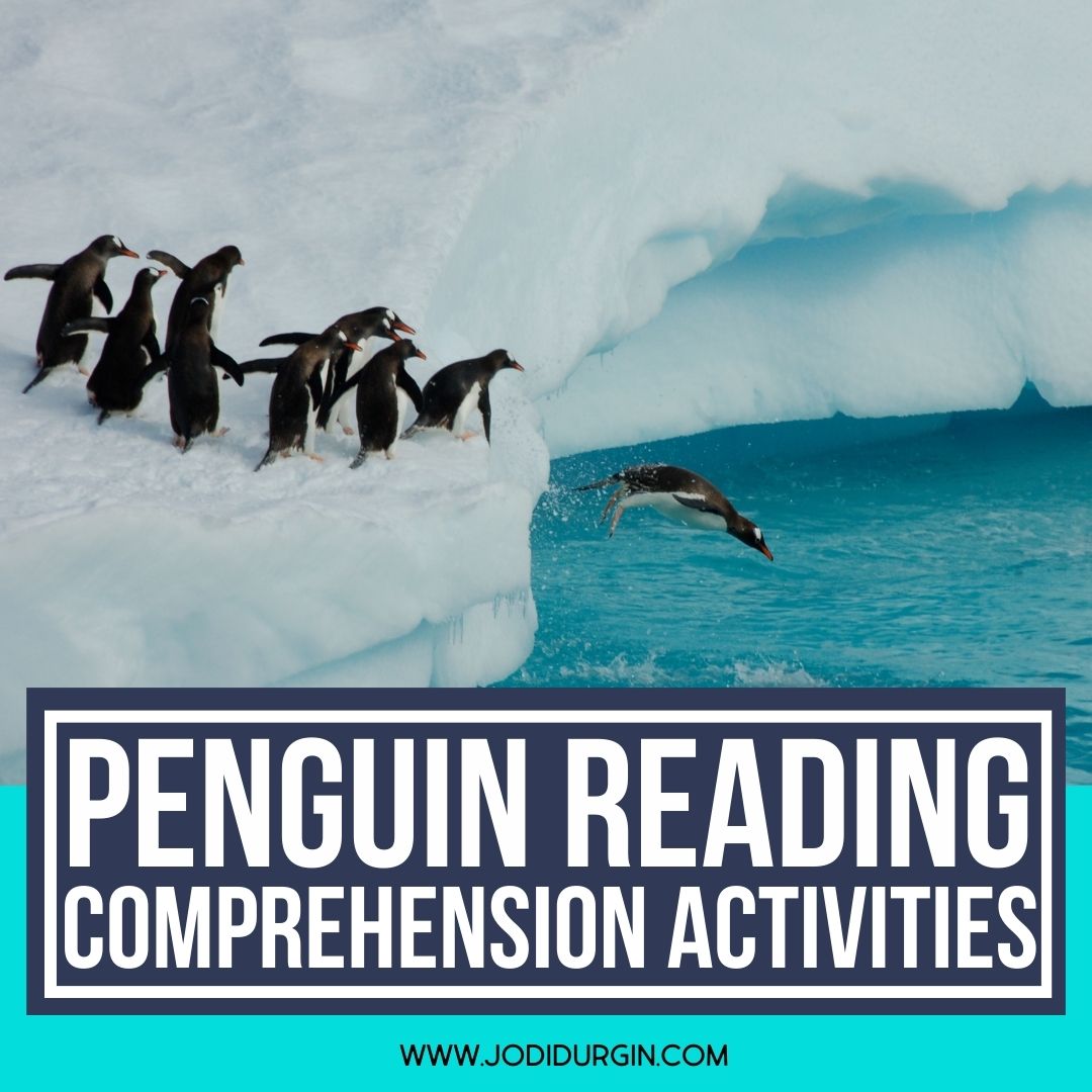 Penguins Reading Comprehension Activities for 2nd, 3rd, and 4th Grade - Teaching with Jodi ...