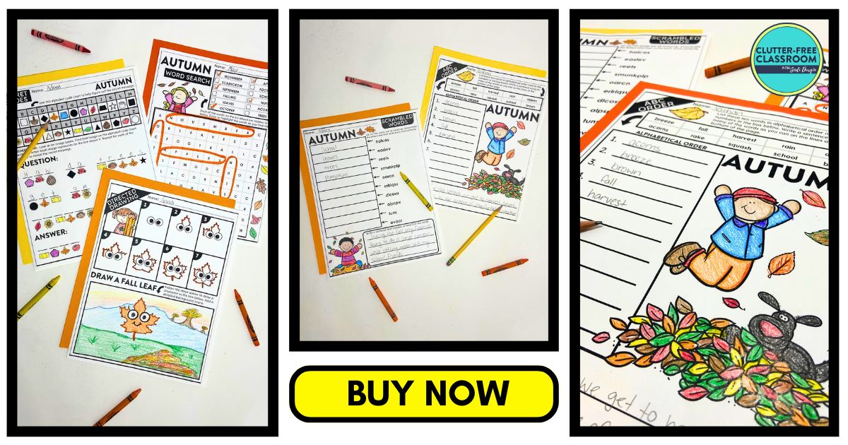 Autumn Activities for Elementary Students - 2026 - Teaching with Jodi ...