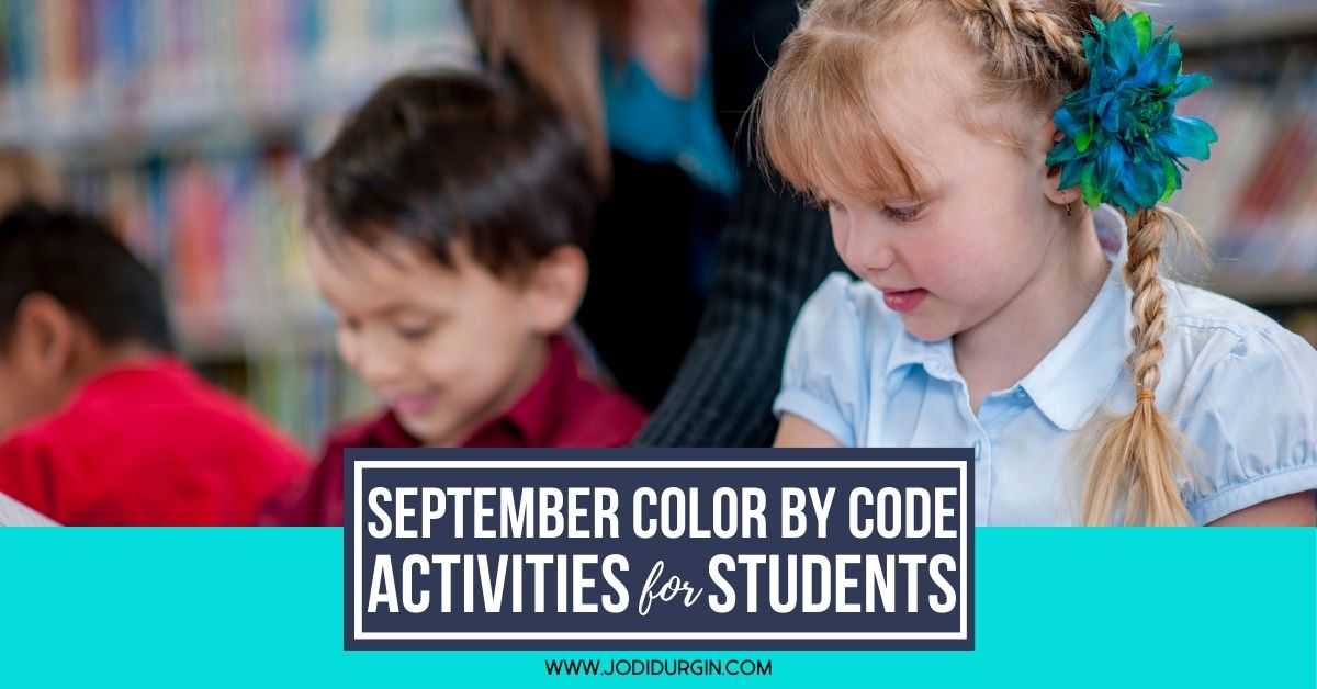 September Coloring: Elementary Color by Code Activities for 2026 ...