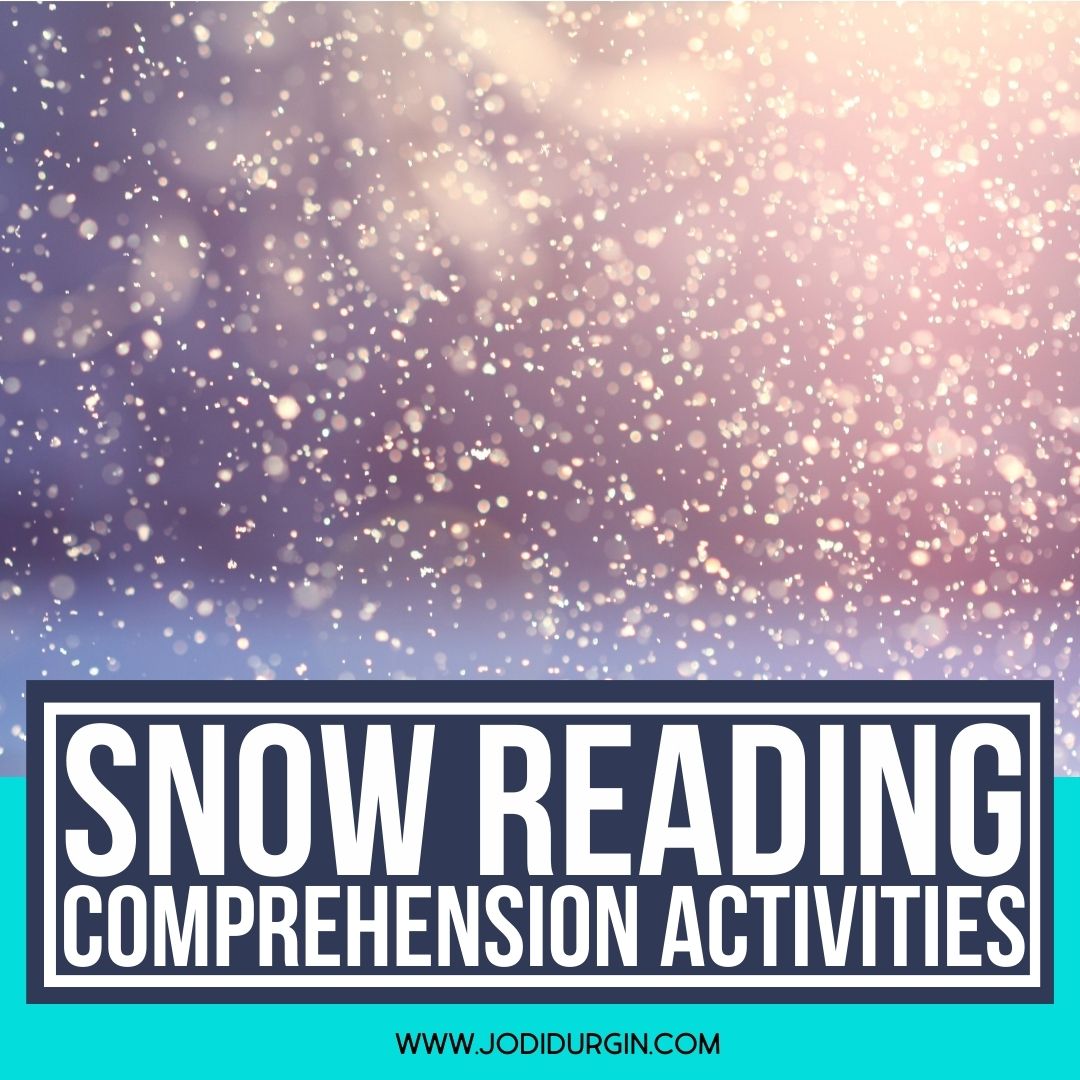 Snow Reading Comprehension Activities for 2nd, 3rd, and 4th Grade ...