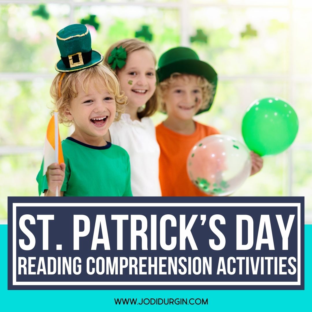 St. Patrick's Day Reading Comprehension Activities for 2nd, 3rd, and ...