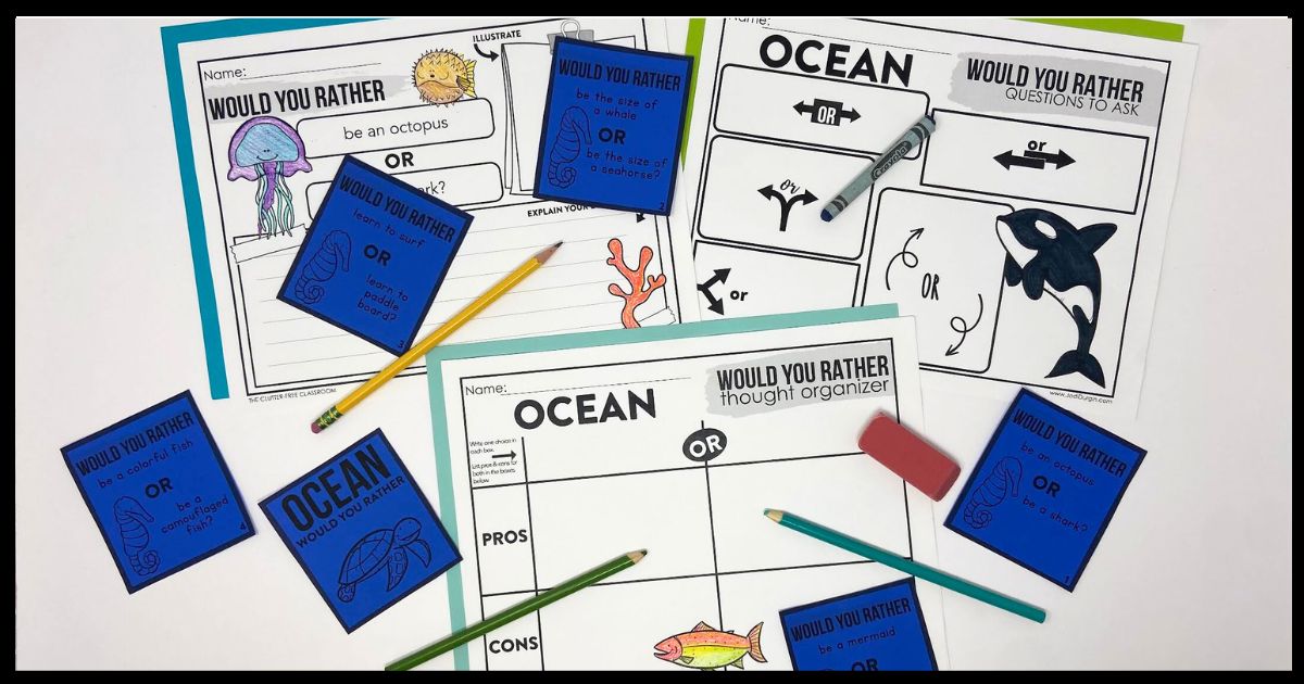 Would You Rather Questions and Activities for Elementary Students: June ...