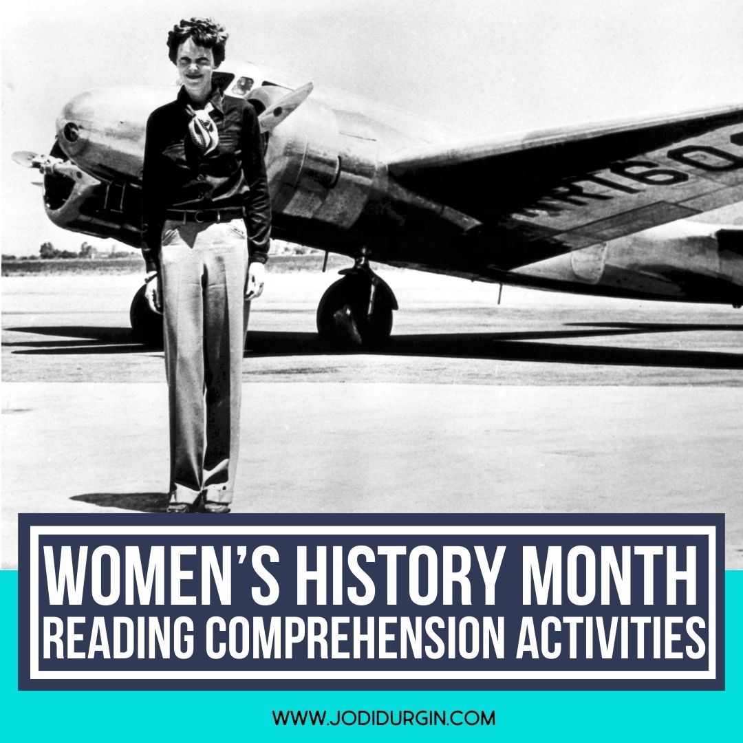 Women's History Month Reading Comprehension Activities for 2nd, 3rd ...