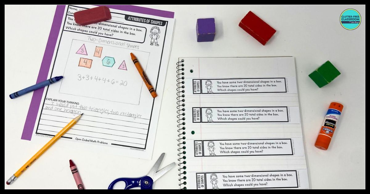 Open Ended Math Questions and Problems for Elementary Students ...