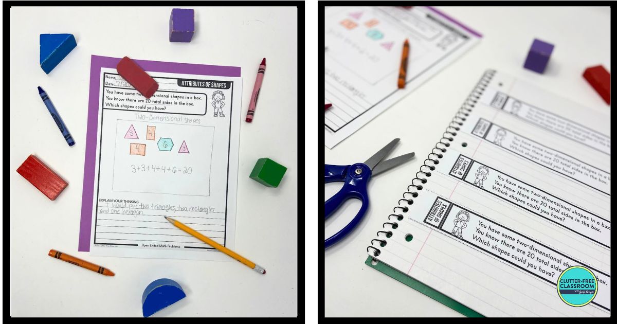 Open Ended Math Questions and Problems for Elementary Students ...