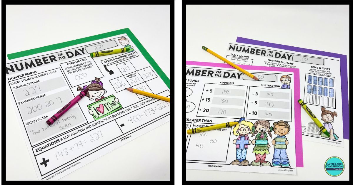 Using Number of the Day Activities for Teaching Number Sense in 2025 ...