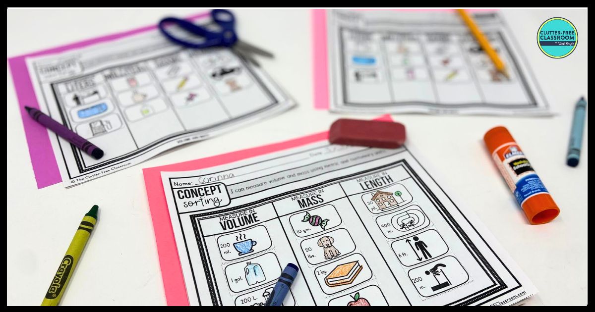 Math Sorting Activity Ideas for 1st, 2nd and 3rd Grade Teachers ...