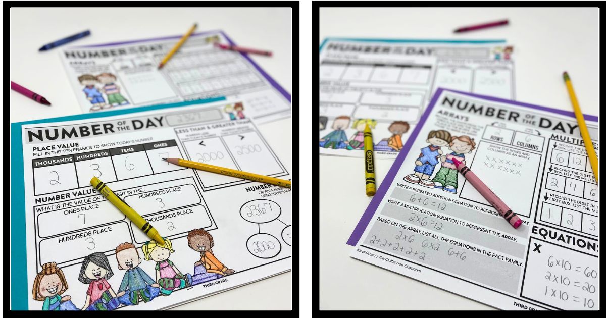 Using Number of the Day Activities for Teaching Number Sense in 2024 ...