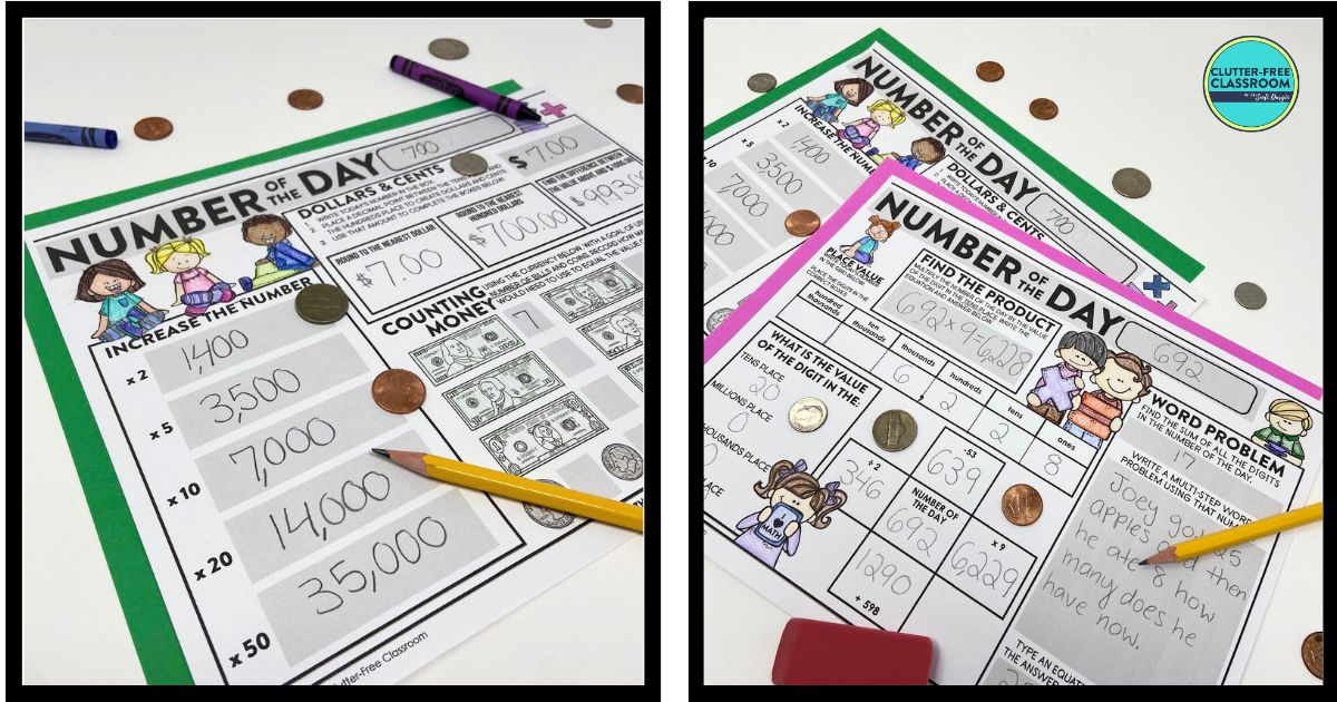 Using Number of the Day Activities for Teaching Number Sense in 2025 ...