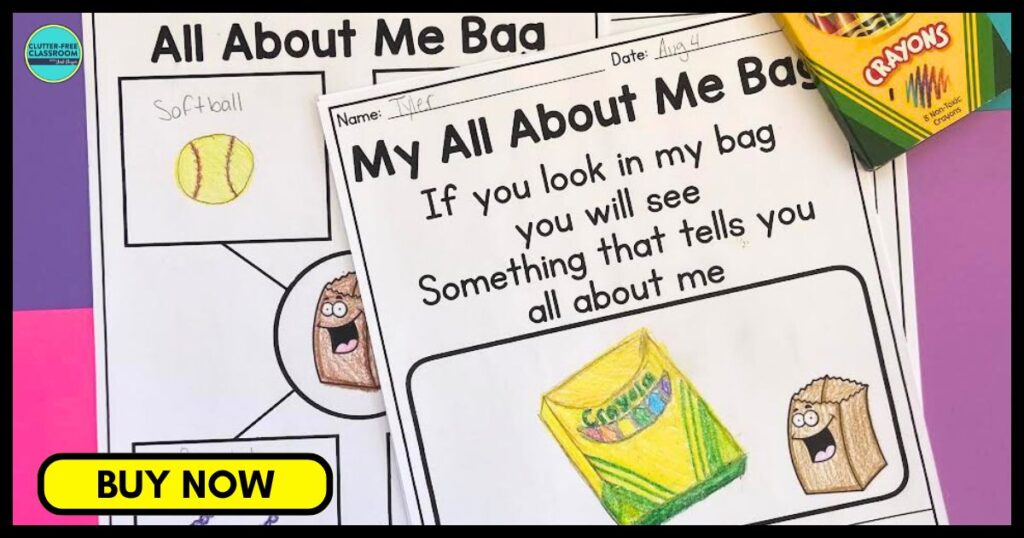 All About Me Bag Activity Ideas for Elementary Teachers in 2026 ...