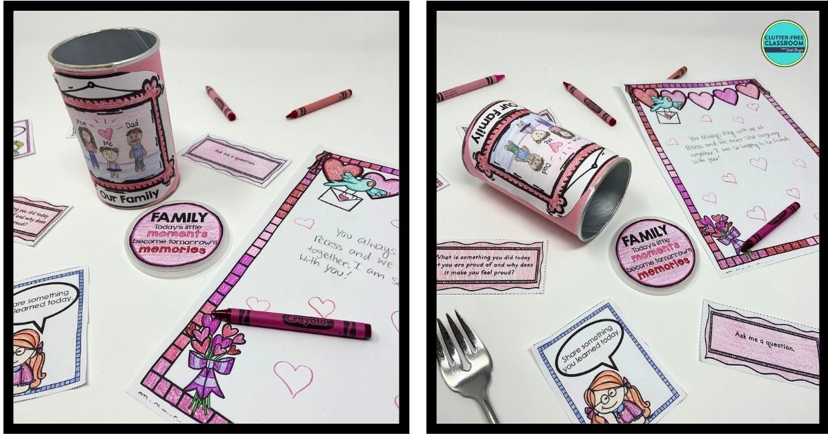 Valentine's Day Classroom Crafts for Students to Make Their Families ...