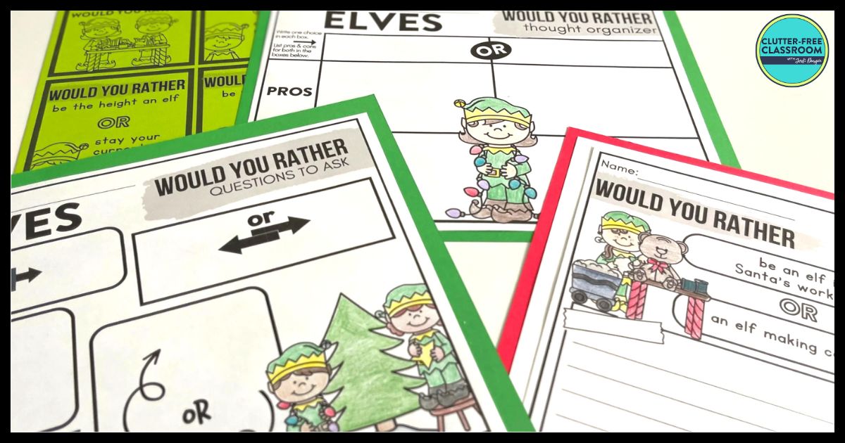 December Would You Rather Activities for Elementary Students - Teaching ...